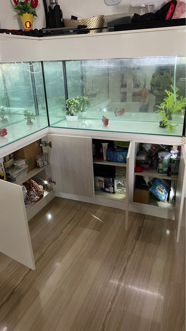 L shape fish tanks., Pet Supplies, Homes & Other Pet Accessories on ...