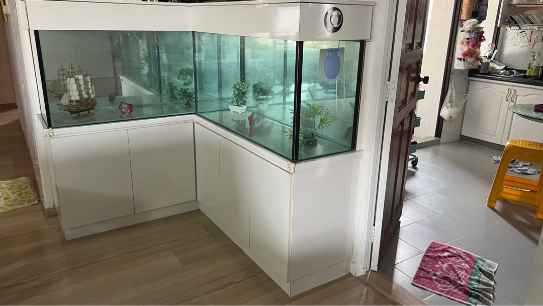 L shape fish tanks., Pet Supplies, Homes & Other Pet Accessories on ...