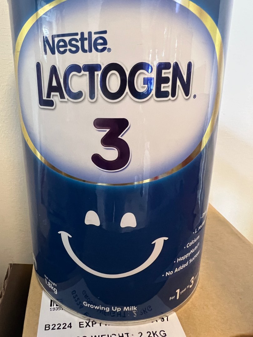 Lactogen 3 baby milk powder 1.8kg (dented), Babies & Kids, Nursing ...