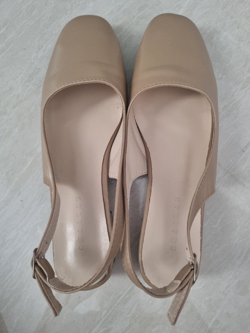 Light Brown Heels, Women's Fashion, Footwear, Heels on Carousell