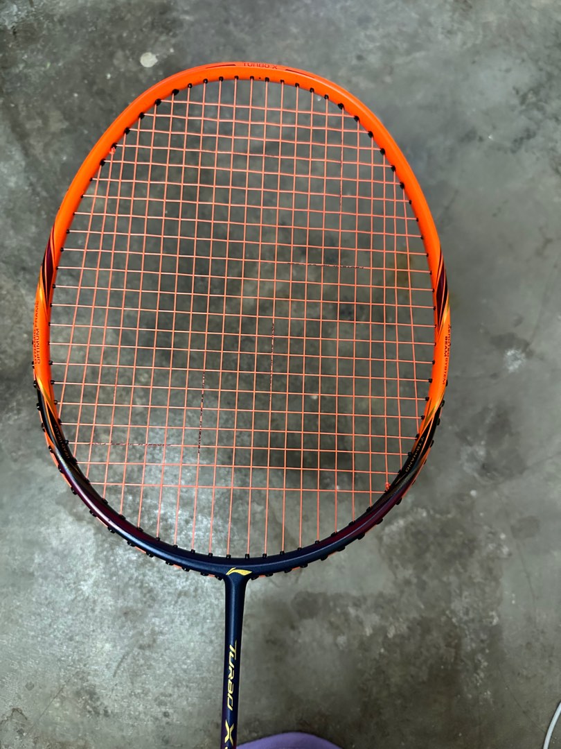 Lining Turbo X90iii, Sports Equipment, Sports & Games, Racket & Ball ...