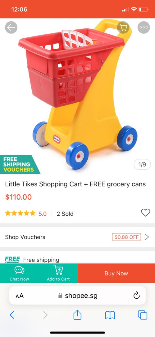 Little Tikes shopping cart, Hobbies & Toys, Toys & Games on Carousell