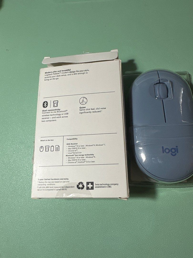 Logitech pebble Bluetooth mouse, Computers & Tech, Parts & Accessories ...