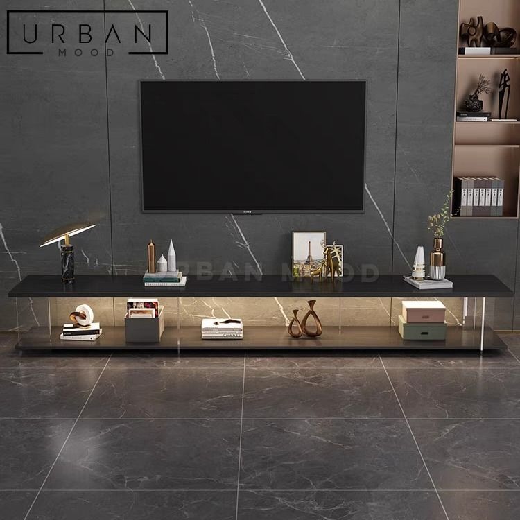 LUMINOS Modern LED TV Console, Furniture & Home Living, Furniture, TV ...