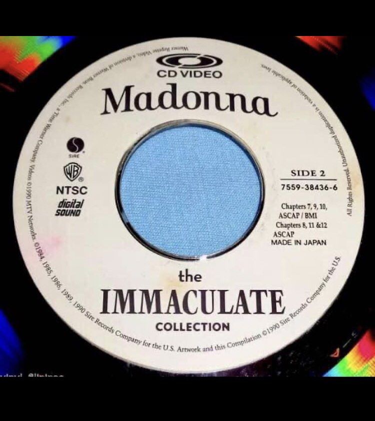 MADONNA IMMACULATE COLLECTION LASER DISC READ FIRST LD ETO on Carousell