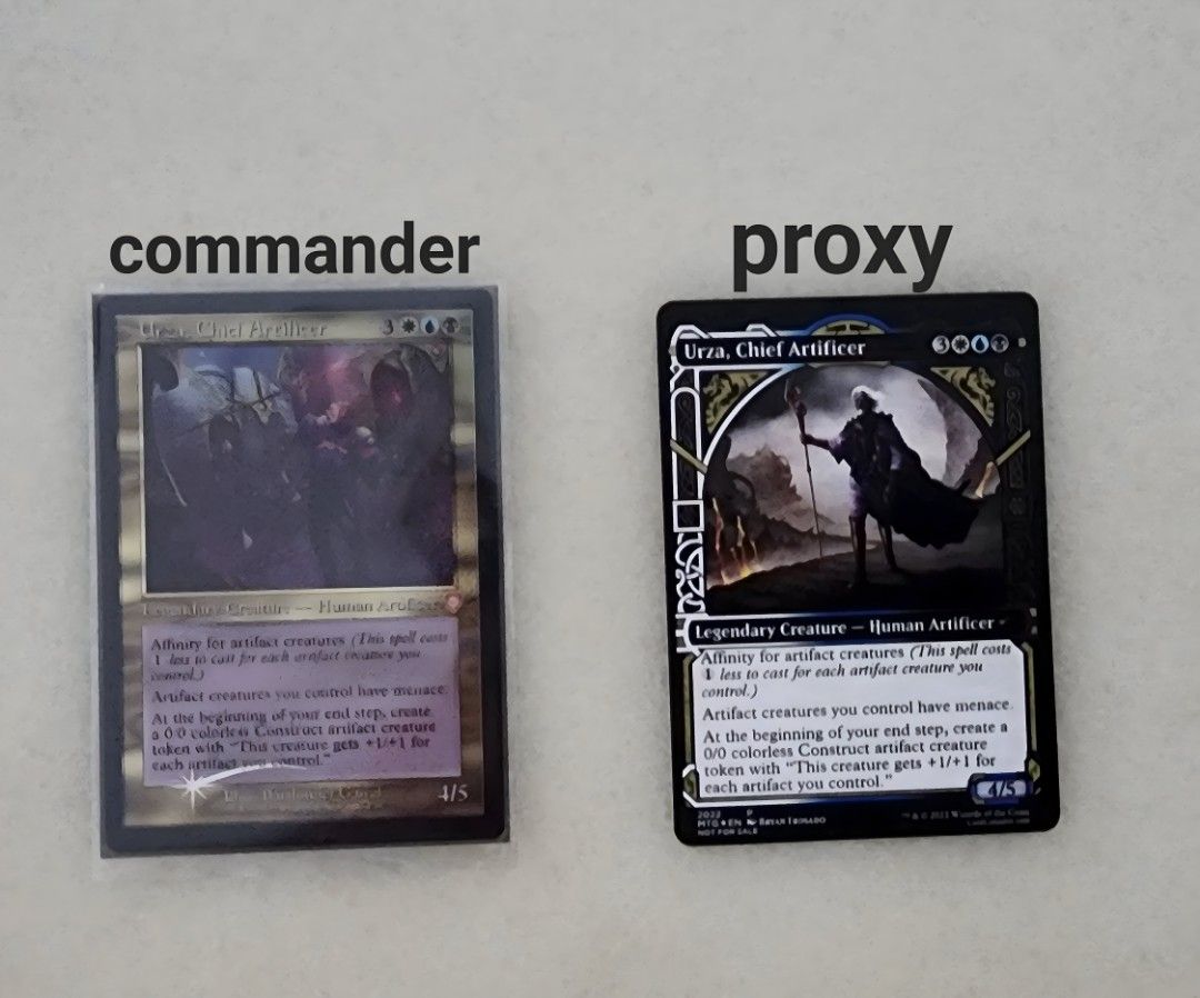 Magic the gathering Urza, Chief Artificer edh commander deck, Hobbies ...