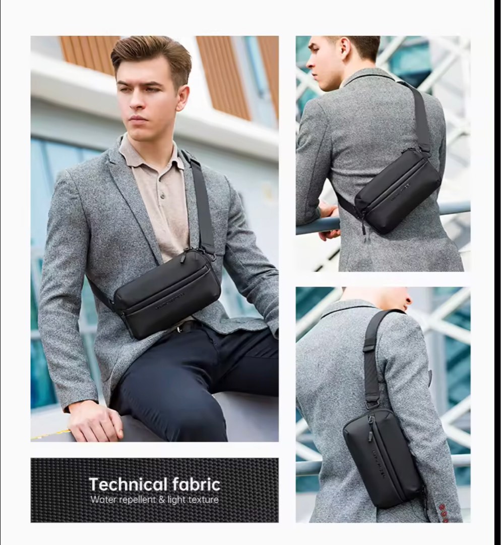 MARK RYDEN Mini Crossbody Men Sling Pouch Bag Shoulder Bag Men Water ...