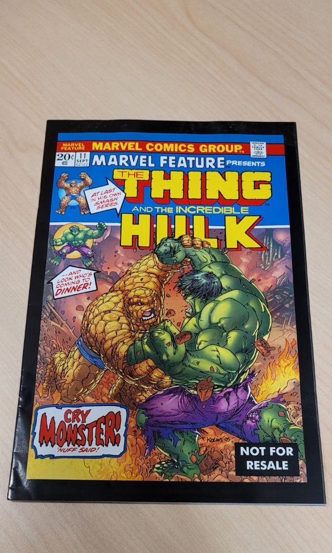 Marvel Legends Masterworks: The Thing Vs The Incredible Hulk, Hobbies ...