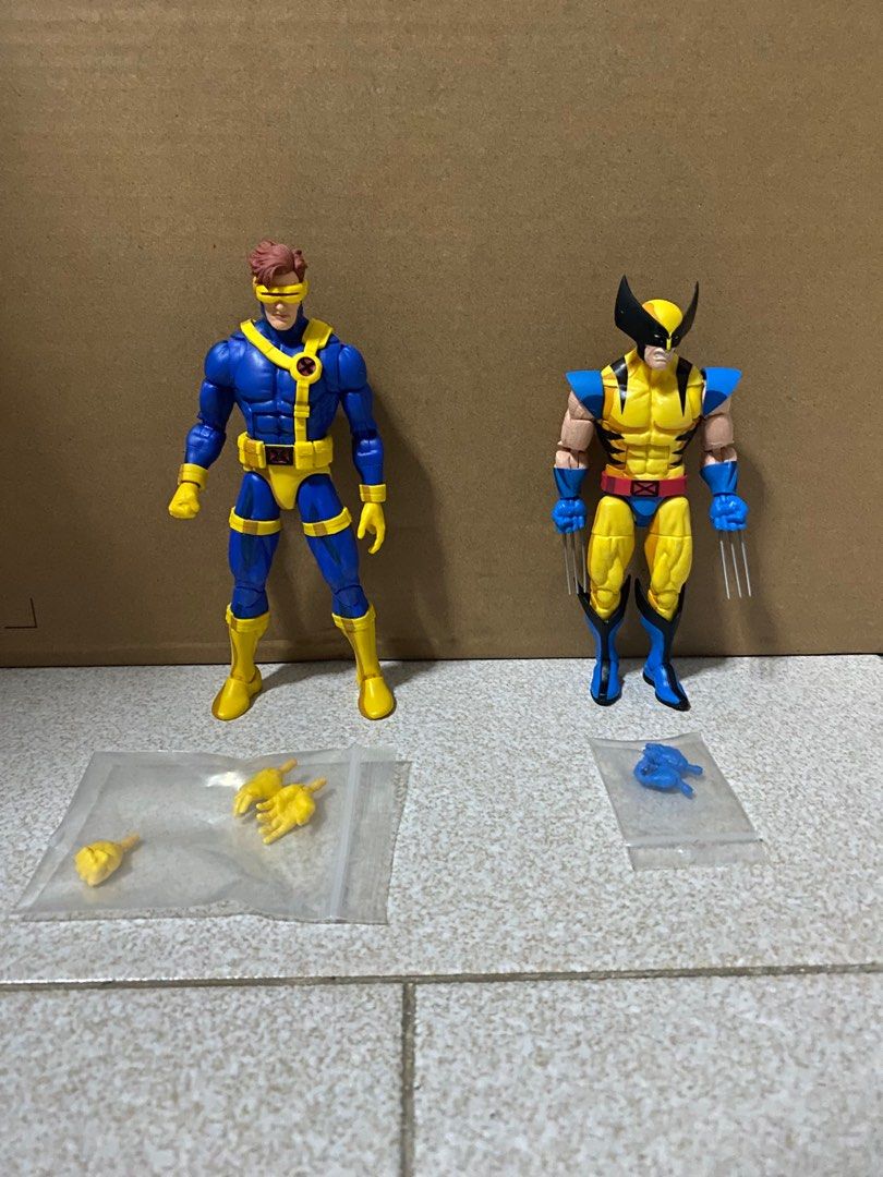 Marvel legends x-men vhs cyclops & wolverine & haslab sentinel in ...