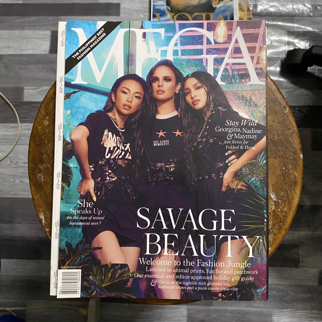 Mega Magazine Nov 18 (Nadine, Maymay, Georgina) on Carousell