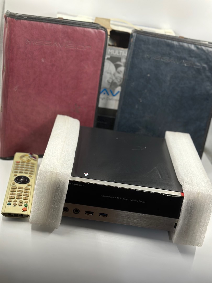 MEGAVISION 1TB Full HD 2022 Videoke with Box and 2Song Book, TV & Home ...