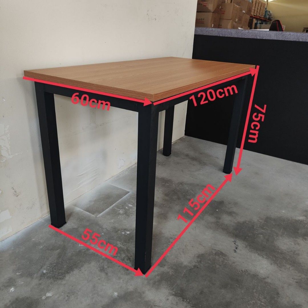 (2.3CM TEBAL PAPAN MEJA) Meja Makan Meja Kafe Meja Restoran Cafe Tables ...