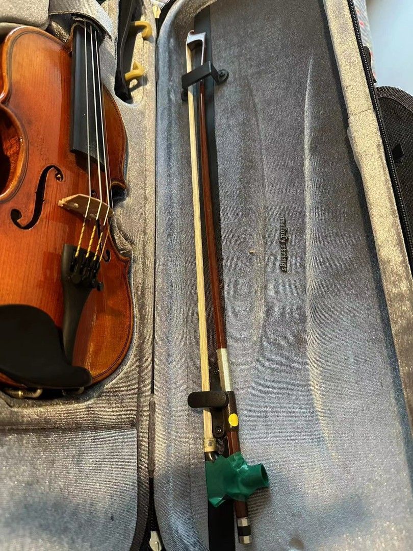 Melody strings 1/10 Violin, Hobbies & Toys, Music & Media, Musical Instruments on Carousell