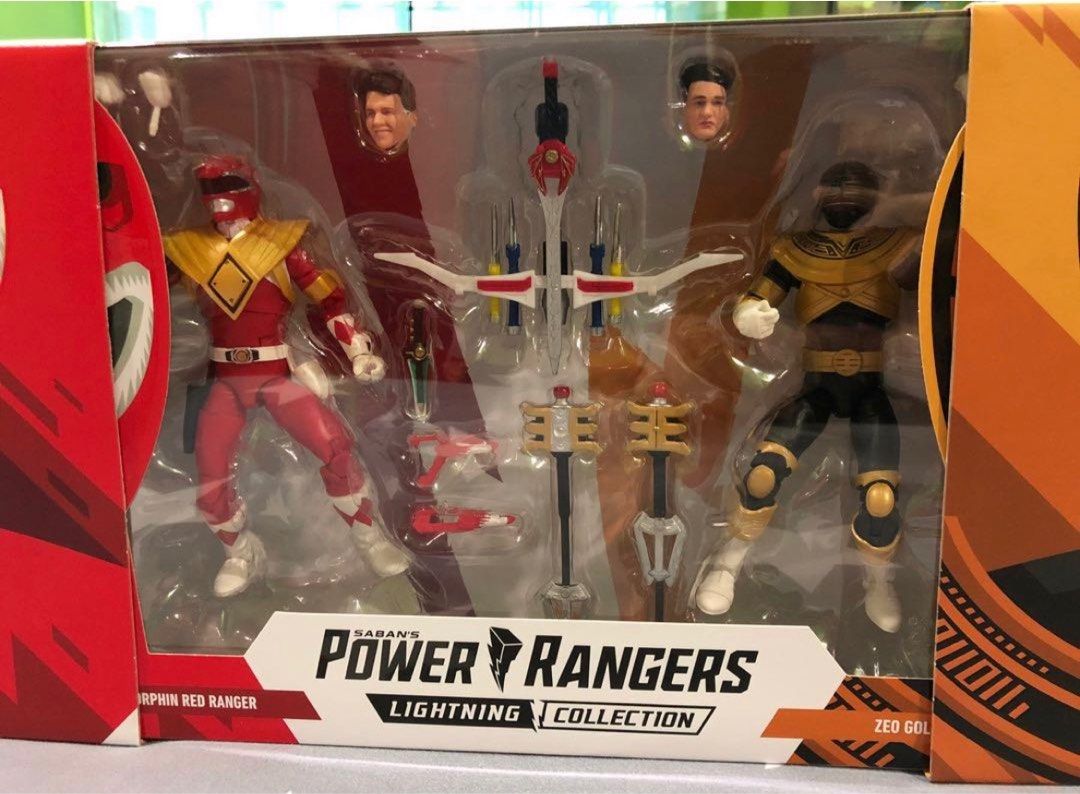 Mighty Morphin Power Rangers Lightning Collection SDCC Armoured Red and ...