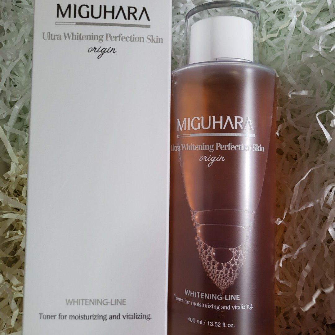 Miguhara Ultra Whitening Perfection Skin Origin 400ml, Beauty & Personal Care, Face, Face Care ...