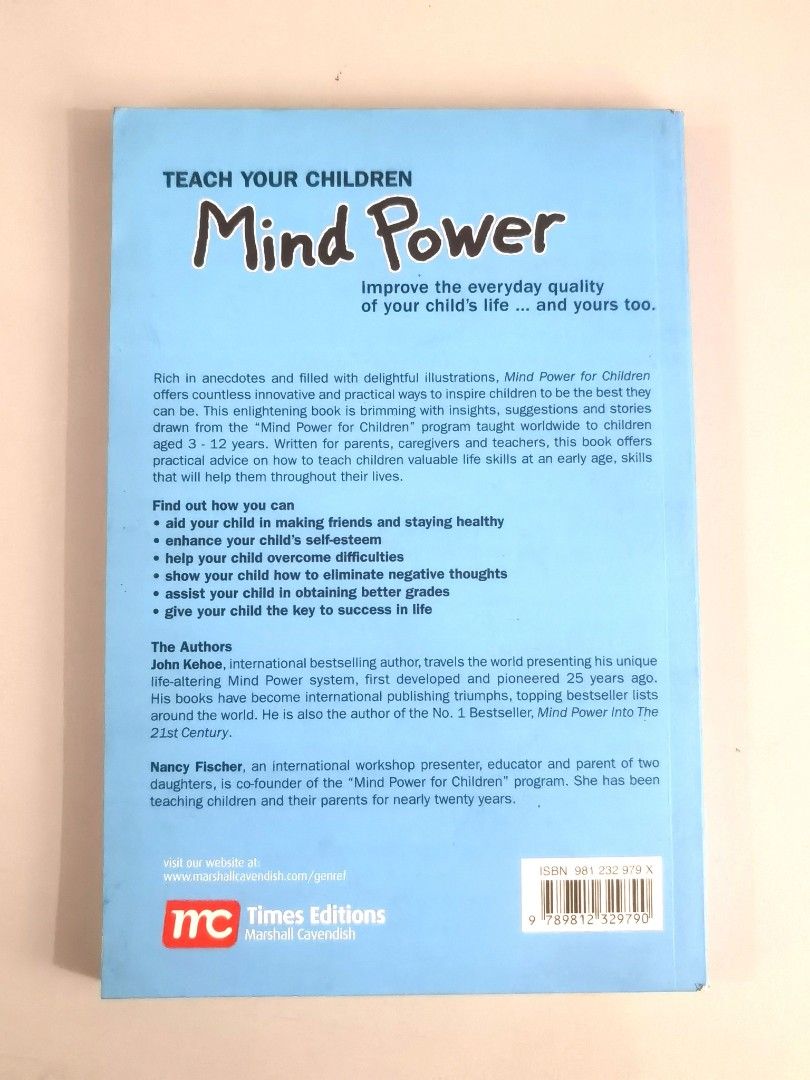 Mind Power For Children Guide For Parents Teachers Book By John Kehoe ...