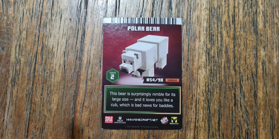 Minecraft cards unique, Video Gaming, Gaming Accessories, Game Gift ...