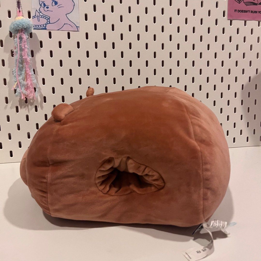 Miniso We Bare Bears Nap Pillow Plush - Grizz on Carousell