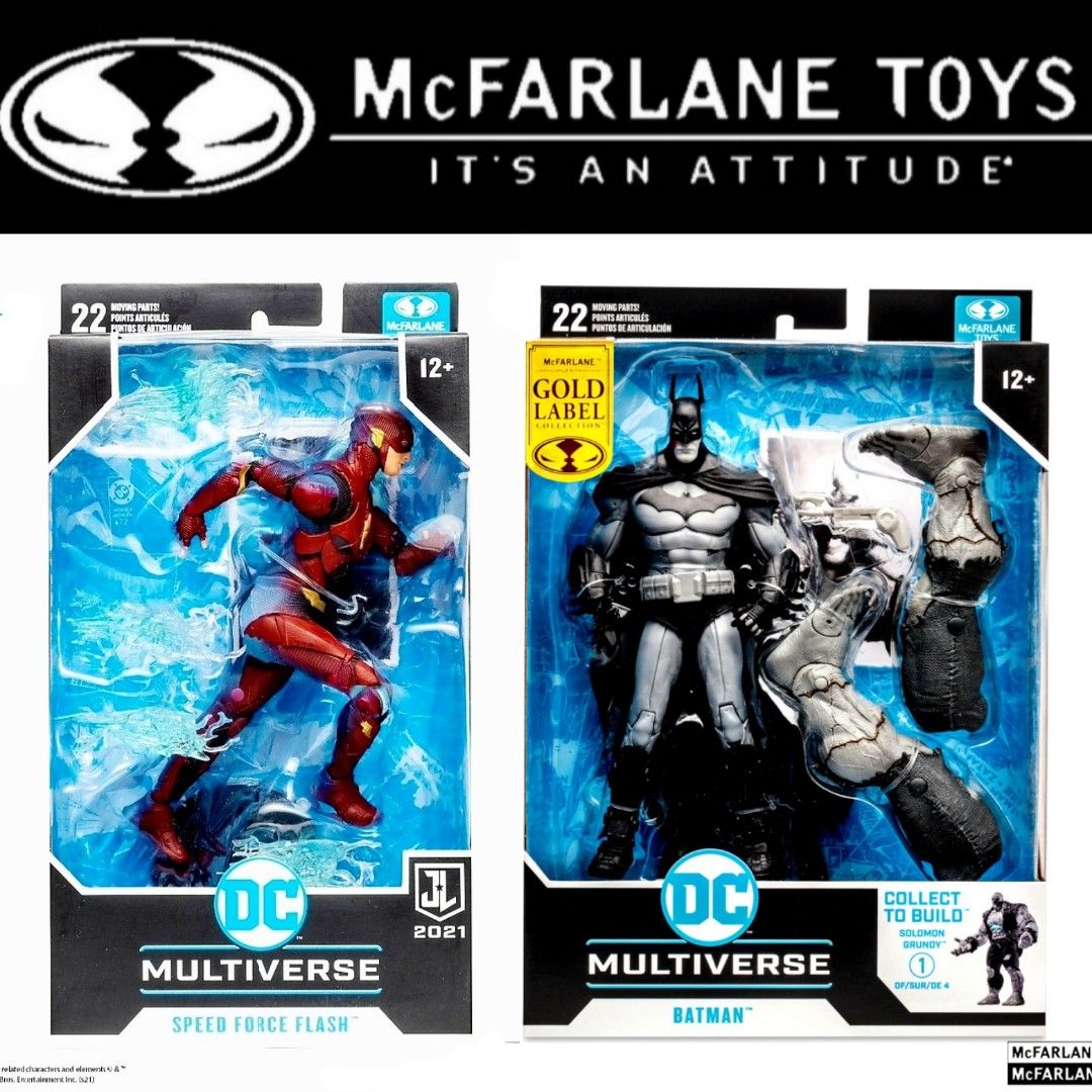 MISB DC Multiverse Collect To Build Solomon Grundy Wave Batman Arkham City Gold Label Collection ...