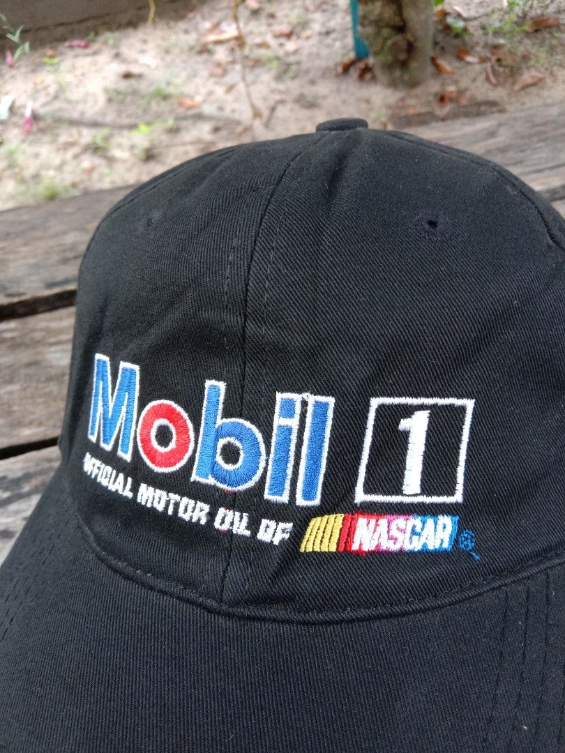 MOBIL 1 NASCAR CAP, Hobbies & Toys, Collectibles & Memorabilia, Vintage ...