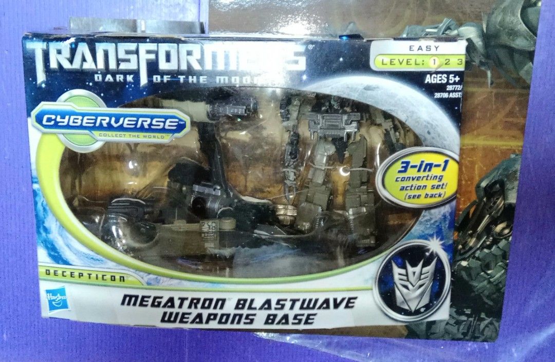 Live-Action Movie Megatron Lot #1 Craft Activity Kit + Blastwave Weapons Base + Premium Tag ...
