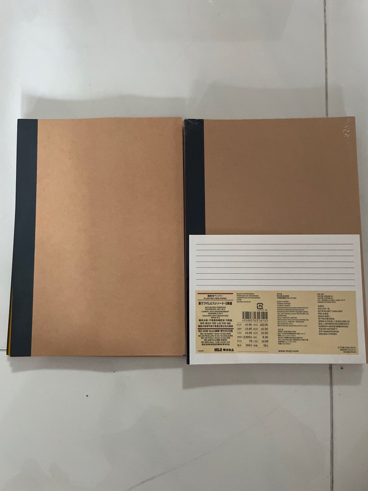 Muji notebook, Hobbies & Toys, Stationery & Craft, Stationery & School ...