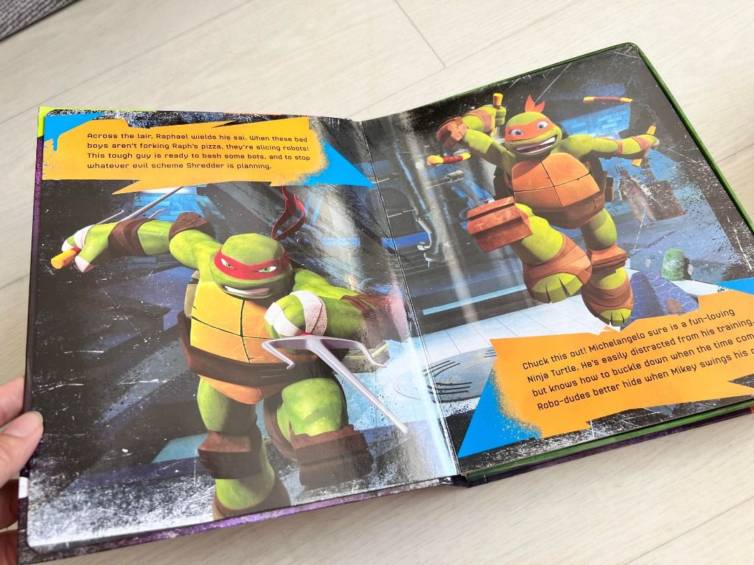 My busy book: Ninja Turtle (Hard copy kid bood with figures and playmat ...