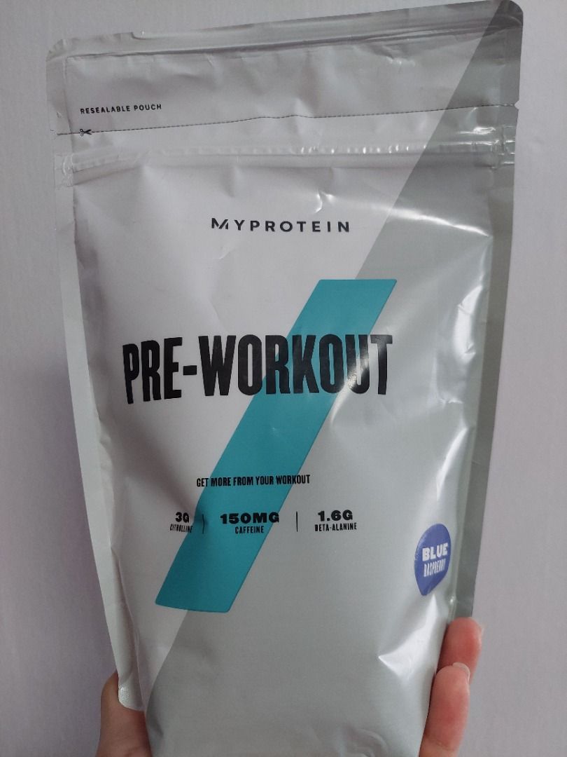 Myprotein Pre-Workout Blend 500mg, Health & Nutrition, Health Supplements, Sports & Fitness ...