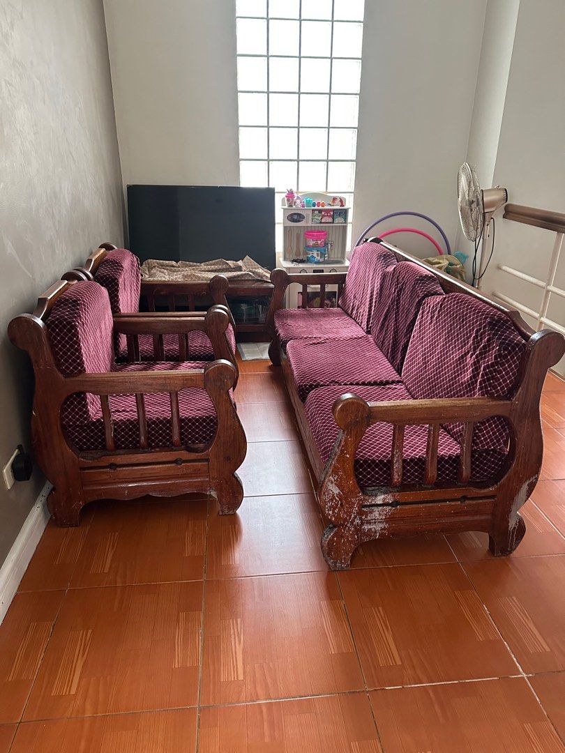 Narra set, Furniture & Home Living, Furniture, Sofas on Carousell