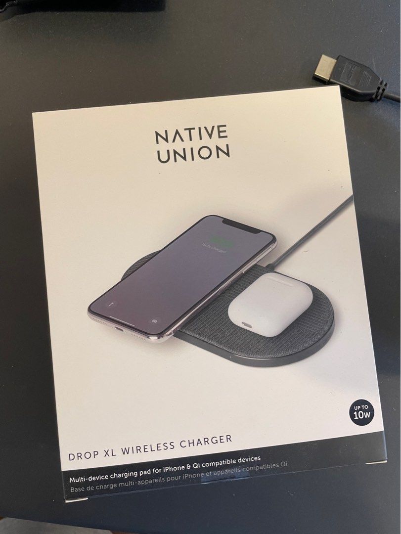 Native Union XL Wireless Charging Pad, Mobile Phones & Gadgets, Mobile ...