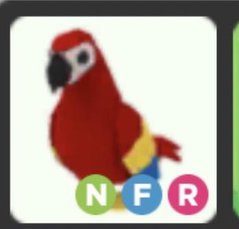 Neon Fly Ride Parrot Adopt me, Video Gaming, Gaming Accessories, In ...