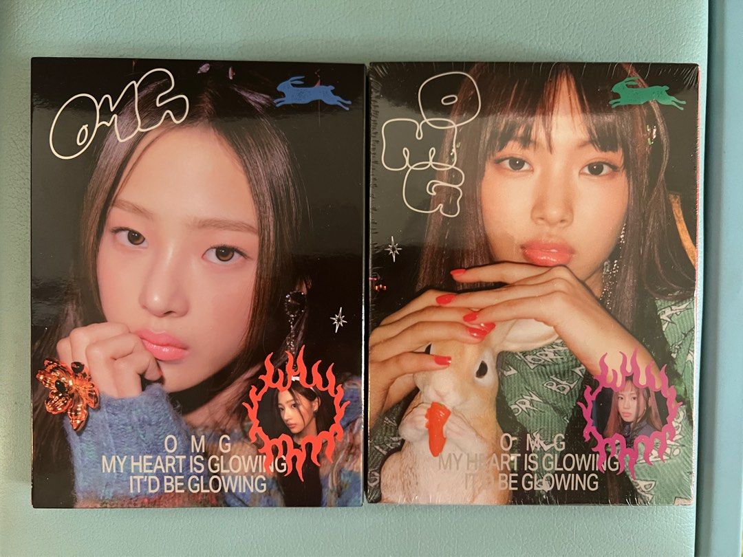 New Jeans OMG album 專輯 ( Minji & Hyein) $120@1, 興趣及遊戲, 音樂、樂器 & 配件, 音樂與 ...