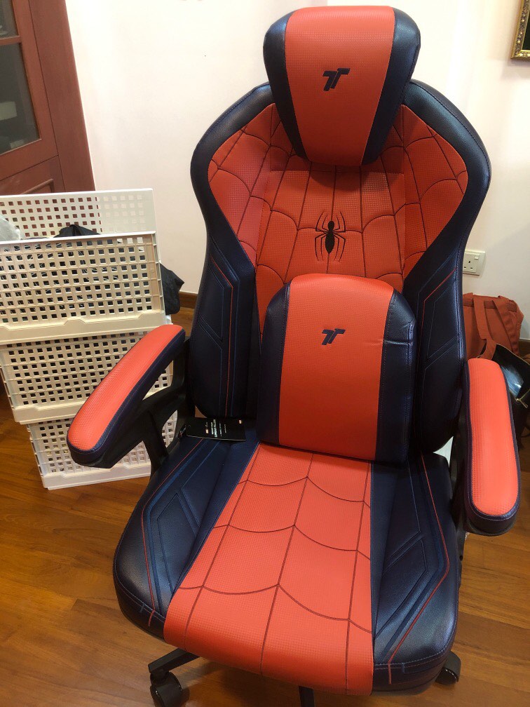 NEW TTRACING SPIDERMAN Marvel Duo V4 pro gaming chair , children study ...