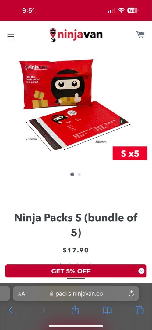 Ninja Packs S (bundle of 5) expired on 15 Oct 2023‼️, Everything Else on Carousell