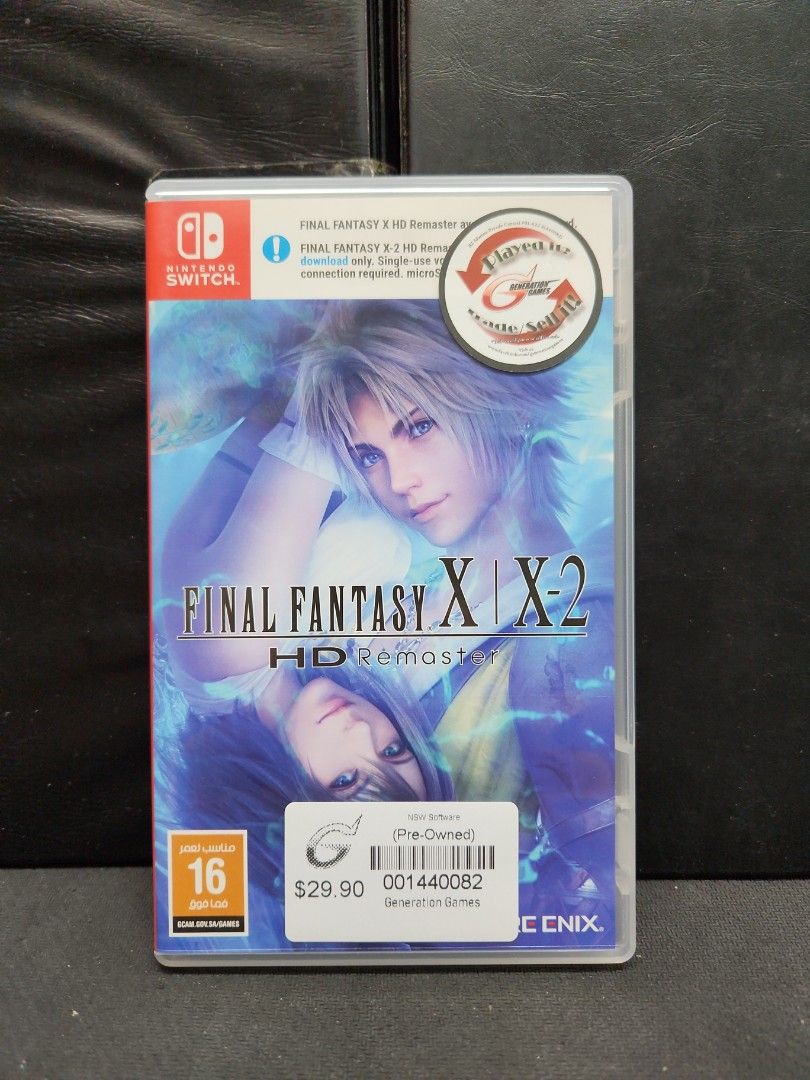 Nintendo Switch Final Fantasy X HD Remaster (Used Game), Video Gaming ...