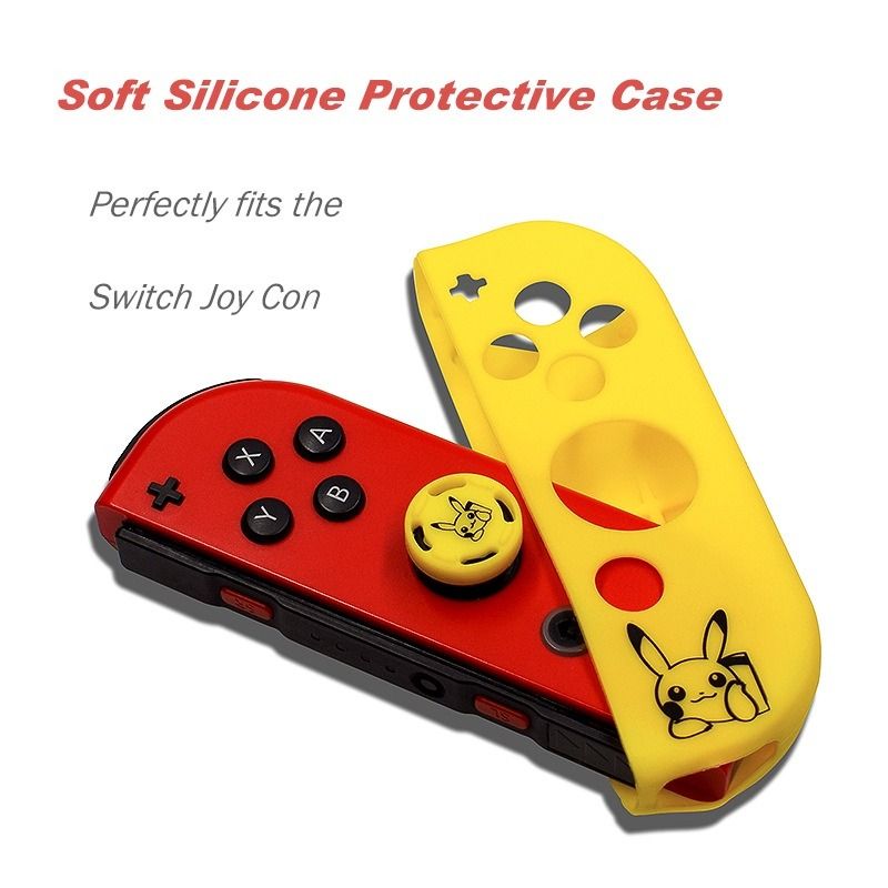 Nintendo Switch Joycon Controller Silicone Case With Theme Pattern With ...