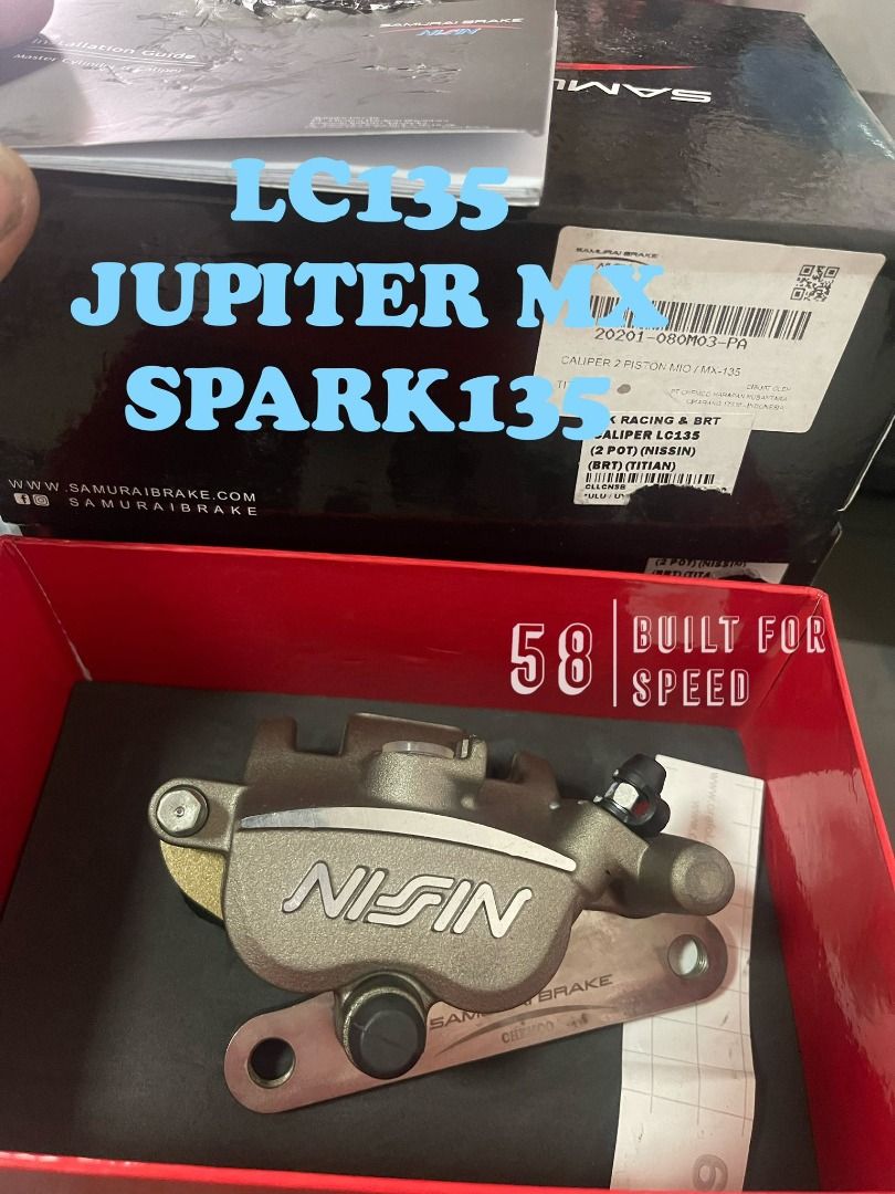 Nissin Samurai Brake Caliper Front With Bracket CNC (Plug And Play With ...