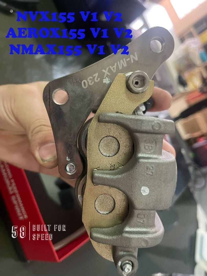 Nissin Samurai Brake Caliper Front With Bracket CNC (Plug And Play With ...