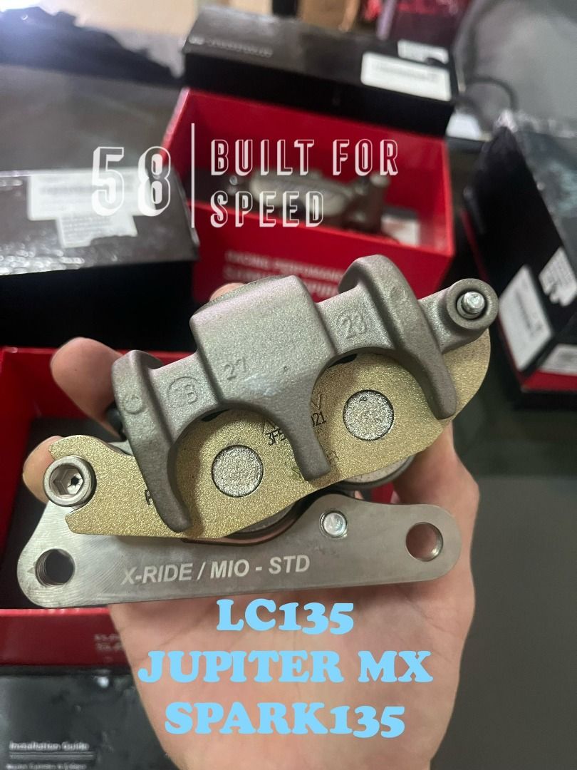 Nissin Samurai Brake Caliper Front With Bracket CNC (Plug And Play With ...