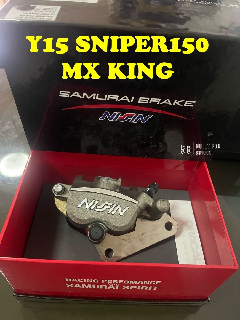 Nissin Samurai Brake Caliper Front With Bracket CNC (Plug And Play With ...