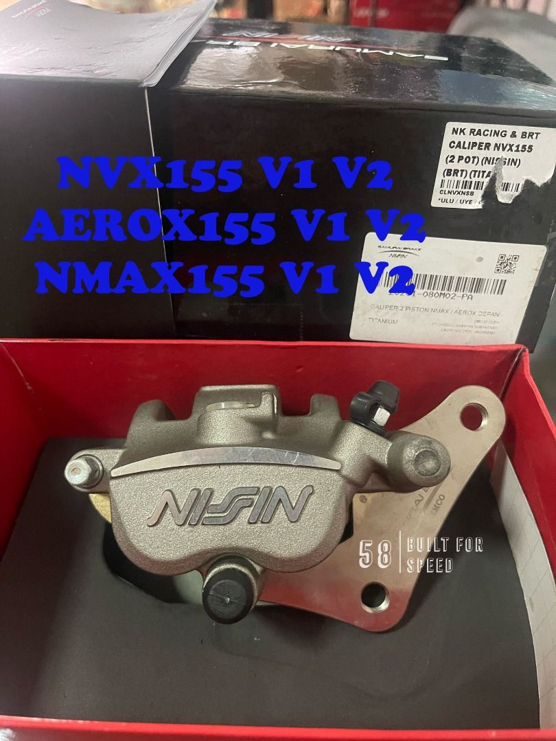 Nissin Samurai Brake Caliper Front With Bracket CNC (Plug And Play With ...