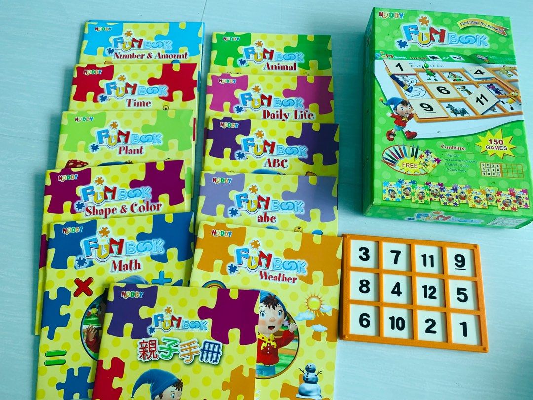 Noddy Fun book set, Hobbies & Toys, Toys & Games on Carousell