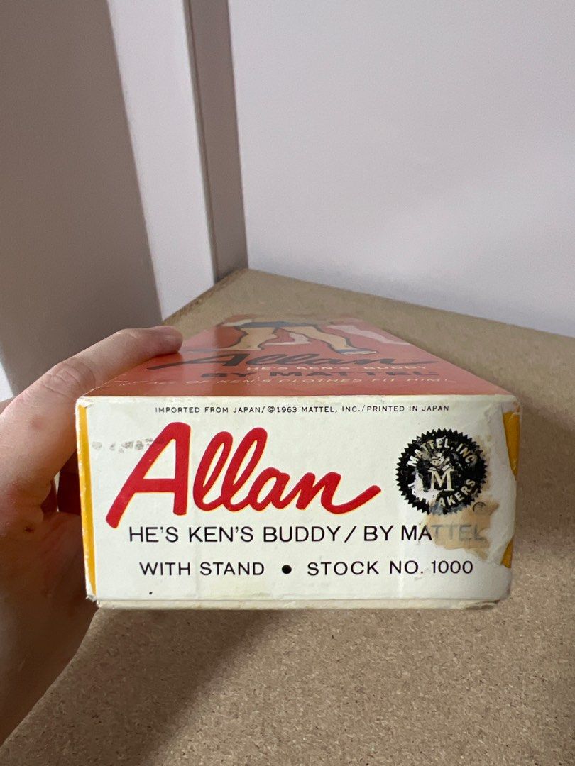 (RARE) Vintage 1963 Allan Doll (Barbie), Hobbies & Toys, Toys & Games ...