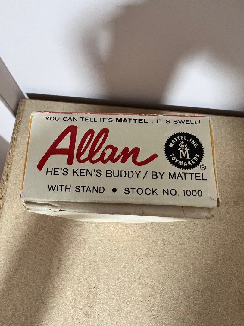 (RARE) Vintage 1963 Allan Doll (Barbie), Hobbies & Toys, Toys & Games ...