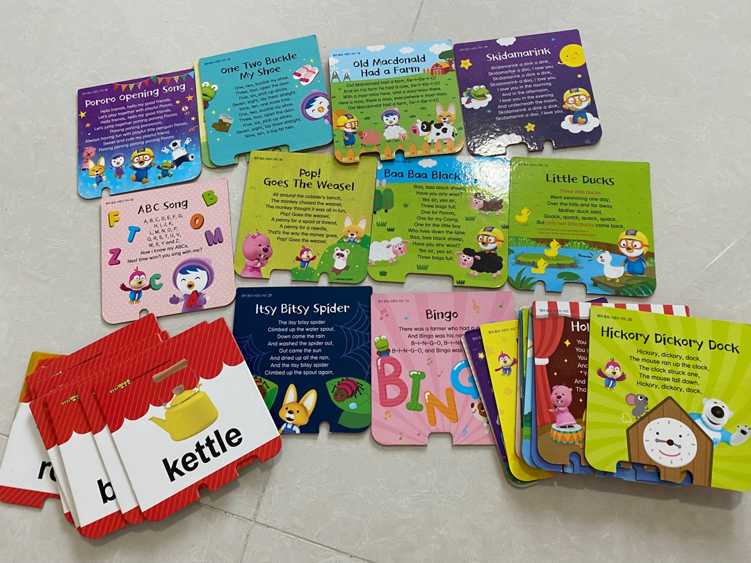 Nursery rhyme sets - no sounds, Hobbies & Toys, Books & Magazines ...