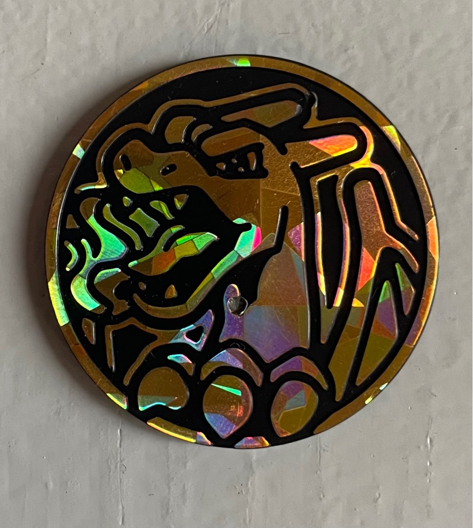 Official POKEMON Coin - Charizard - Holo FOIL Shiny - Trading Card Game ...