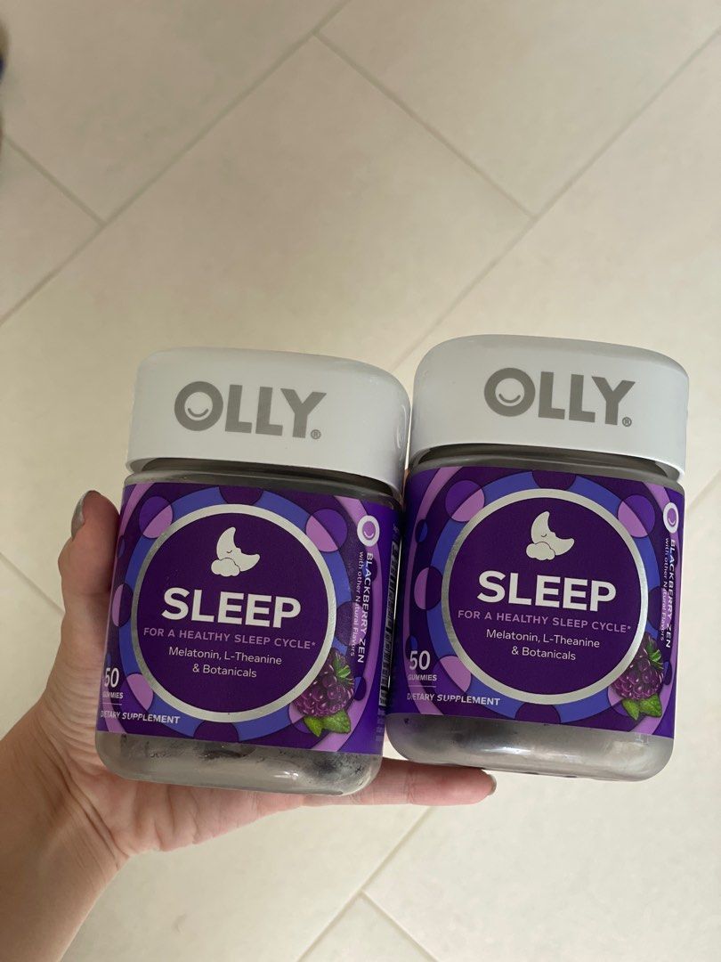 OLLY Sleep Gummy, Health & Nutrition, Health Supplements, Vitamins ...