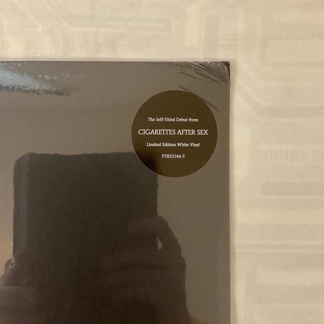 [on Hand] Cigarettes After Sex White Vinyl Lp Plaka On Carousell