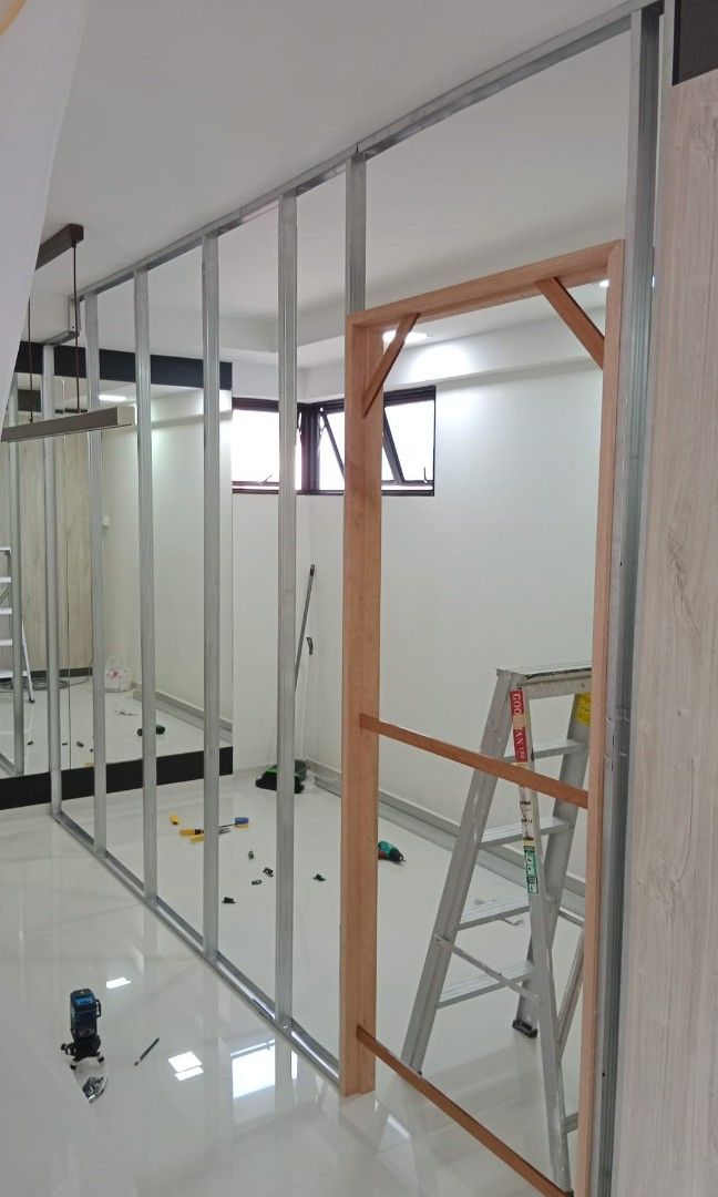 Partition wall & False ceiling / L- Box / Cove light/ Light holder ...