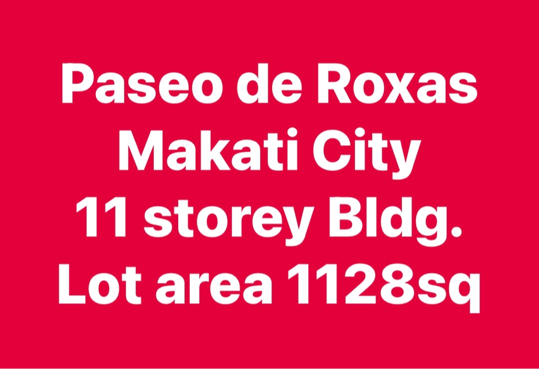 PASEO DE ROXAS MKTI commercial BUILDING, Property, For Sale, Commercial on Carousell